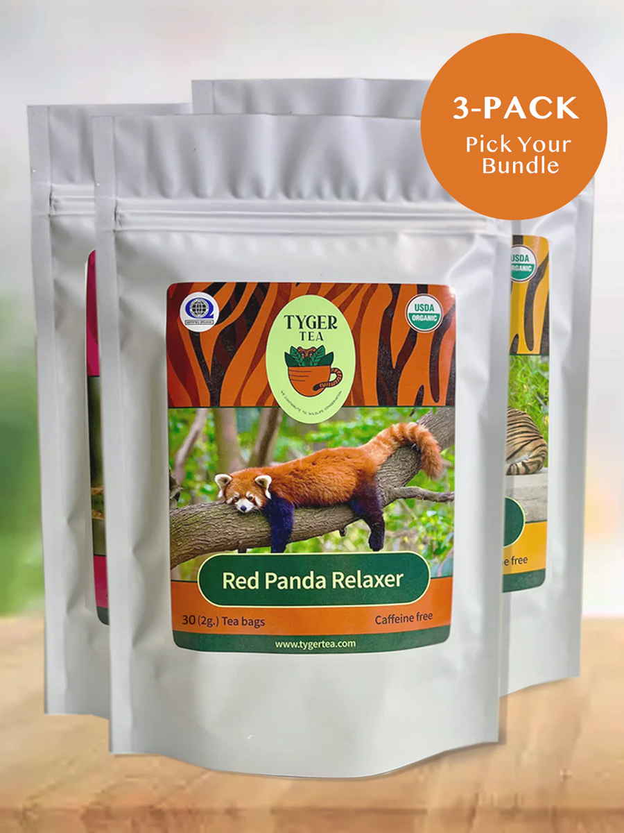 Tyger Tea Bundle 3-Pack: Organic Herbal Tea Blends at 37% Off